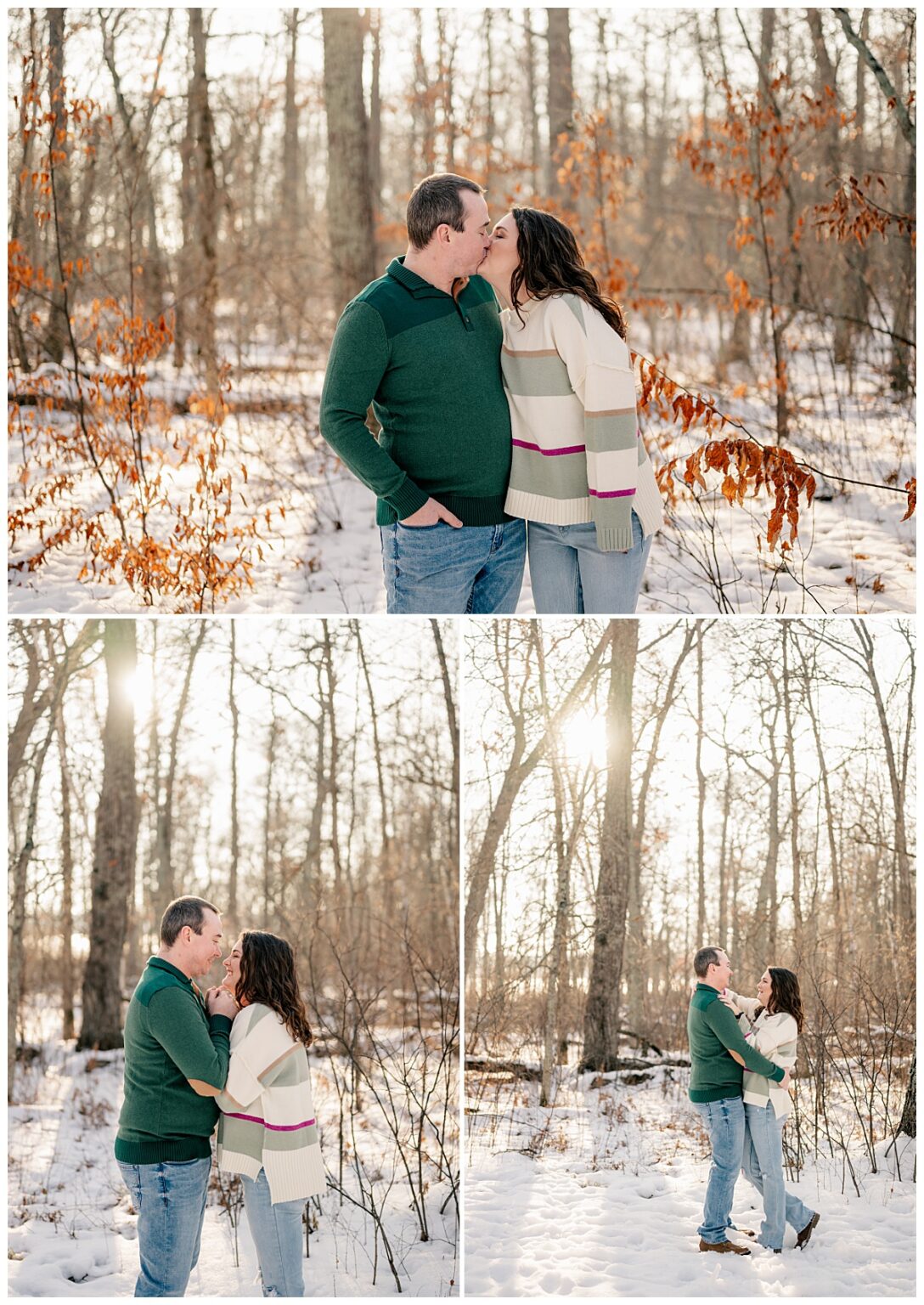 Crosslake Nature Trail Winter Engagement | Rule Creative Co