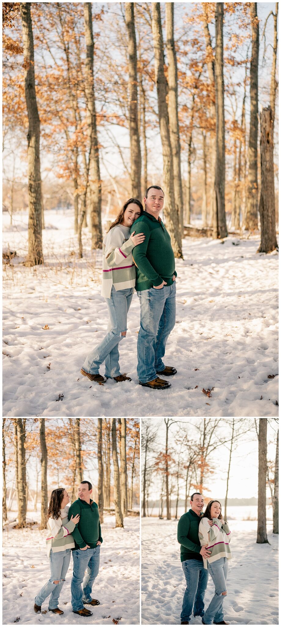 Crosslake Nature Trail Winter Engagement | Rule Creative Co