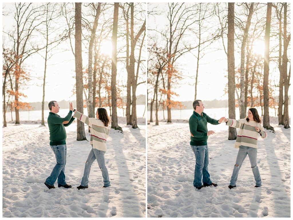 Crosslake Nature Trail Winter Engagement | Rule Creative Co