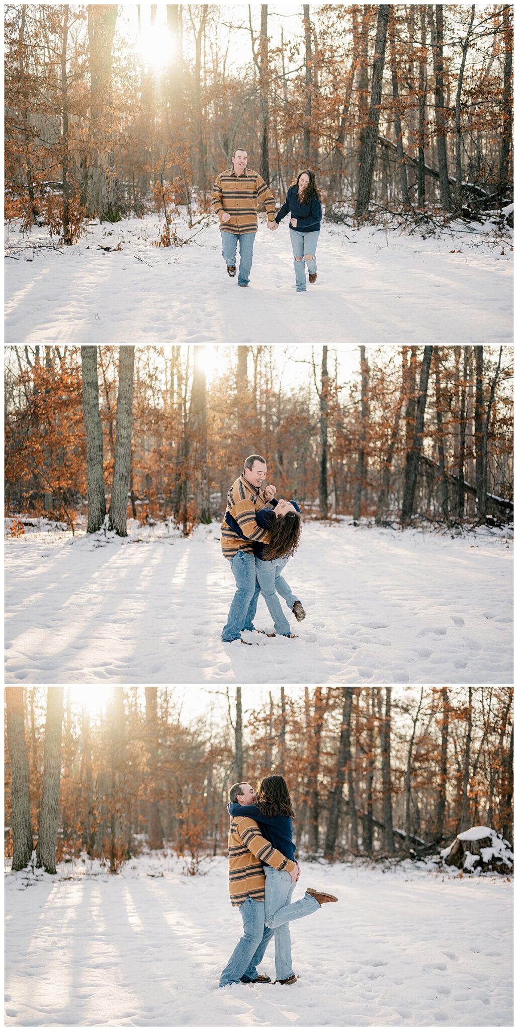 Crosslake Nature Trail Winter Engagement | Rule Creative Co