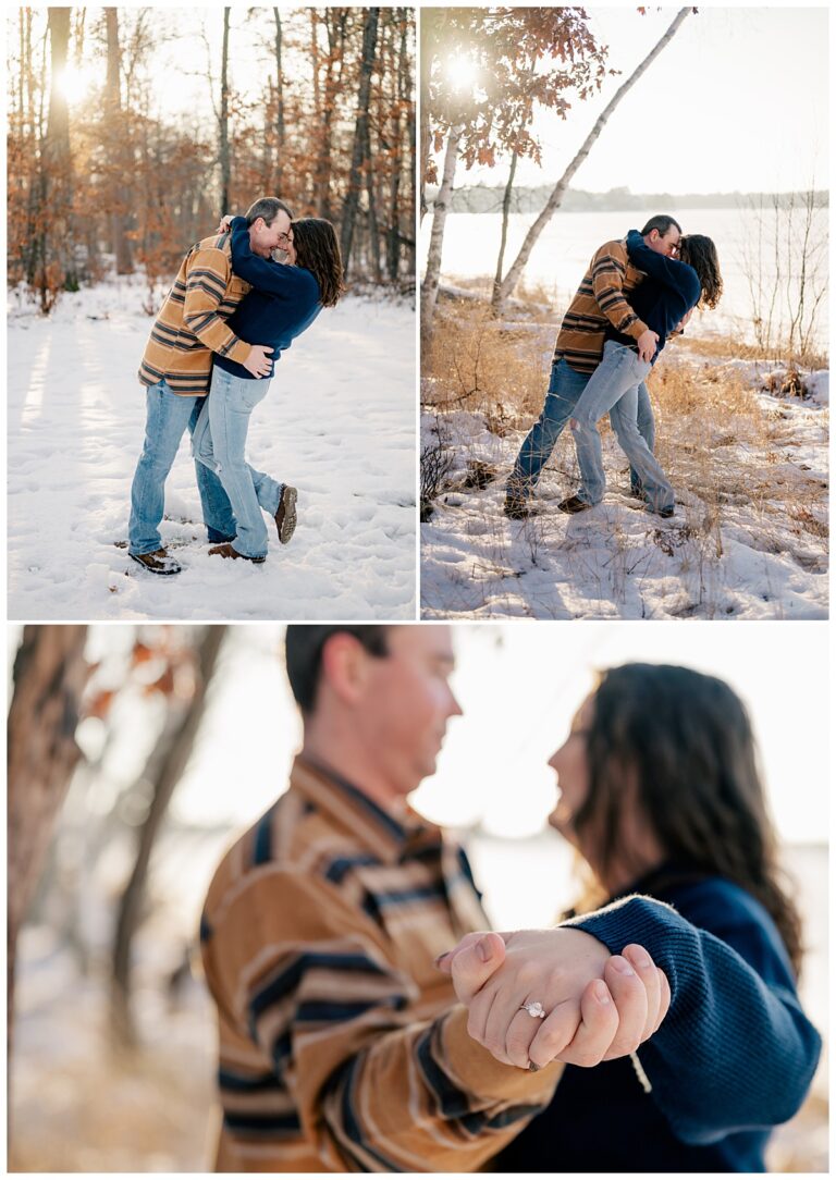 Crosslake Nature Trail Winter Engagement | Rule Creative Co